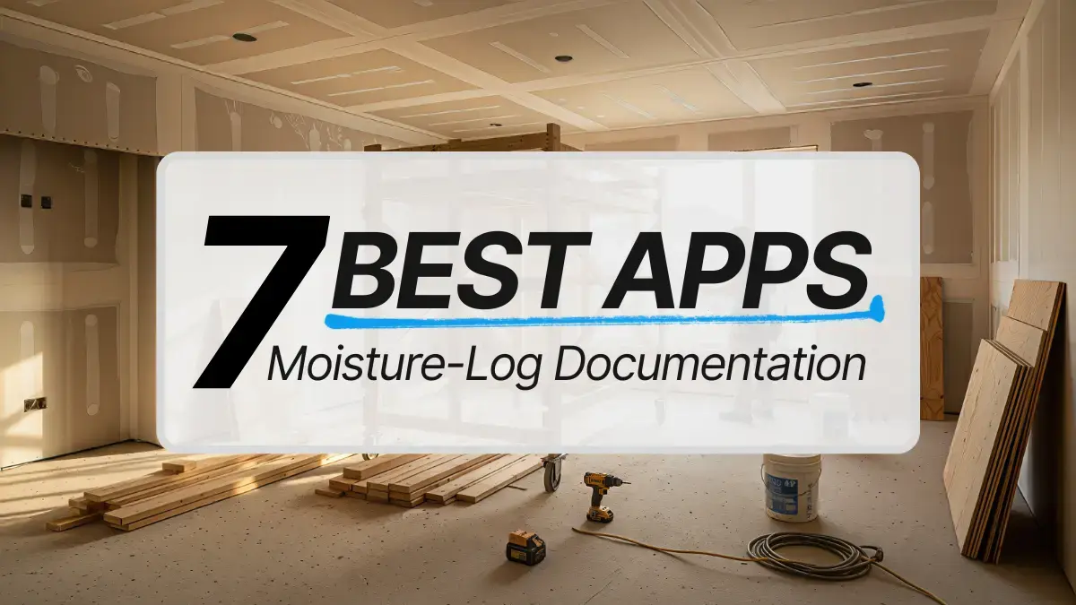 The 7 Best Apps for Moisture-Log Documentation
